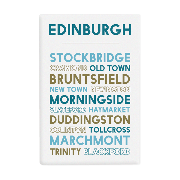 Edinburgh Fridge Magnet | Heather & Haggis | Scottish Gifts & Homeware ...
