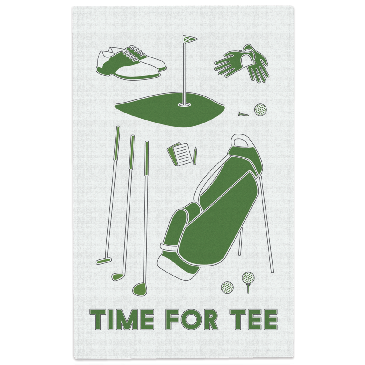 Golf Tea Towel | Heather & Haggis | Gifts, Art & Homewares – Heather ...