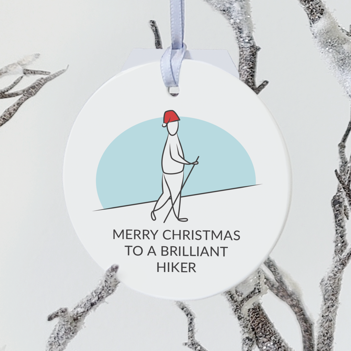 Hiking Christmas Decoration | Heather & Haggis | Gifts Art & Homewares ...